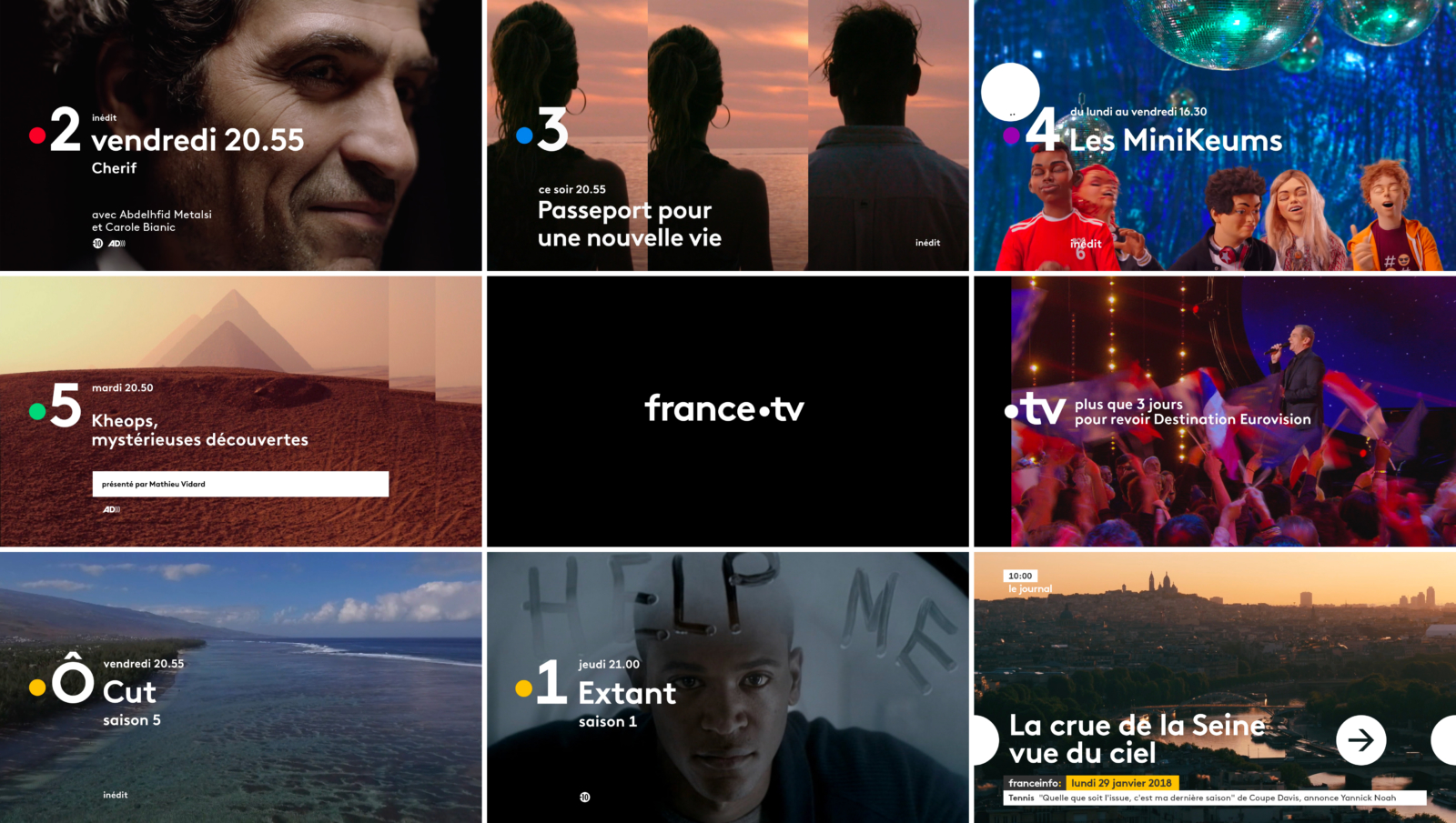 France Télévisions dévoile une superbe identité visuelle – La Réclame