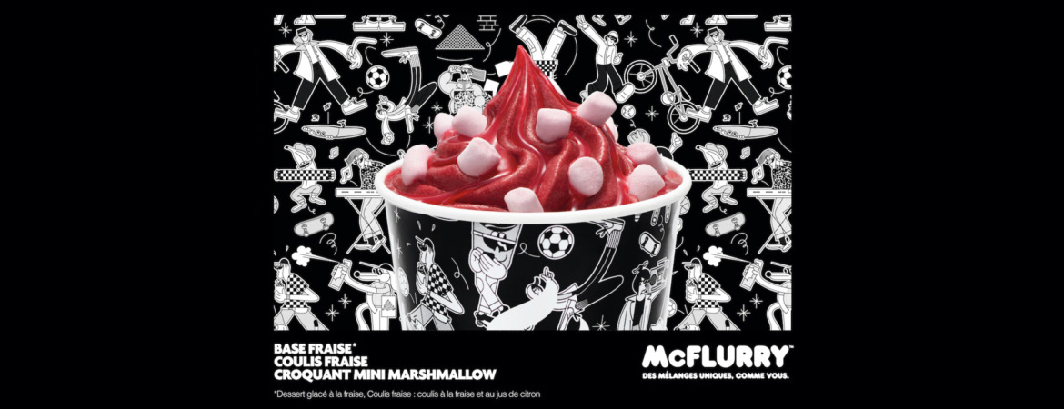 McDonald’s libère le design de son McFlurry – La Réclame