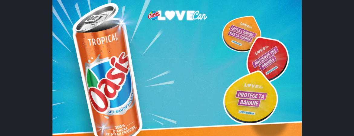 Rangez vos préservatifs dans une canette Oasis – La Réclame