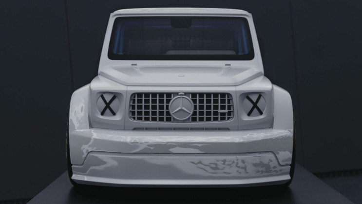 Virgil Abloh revisite le 4×4 Classe G de Mercedes-Benz en voiture de ...