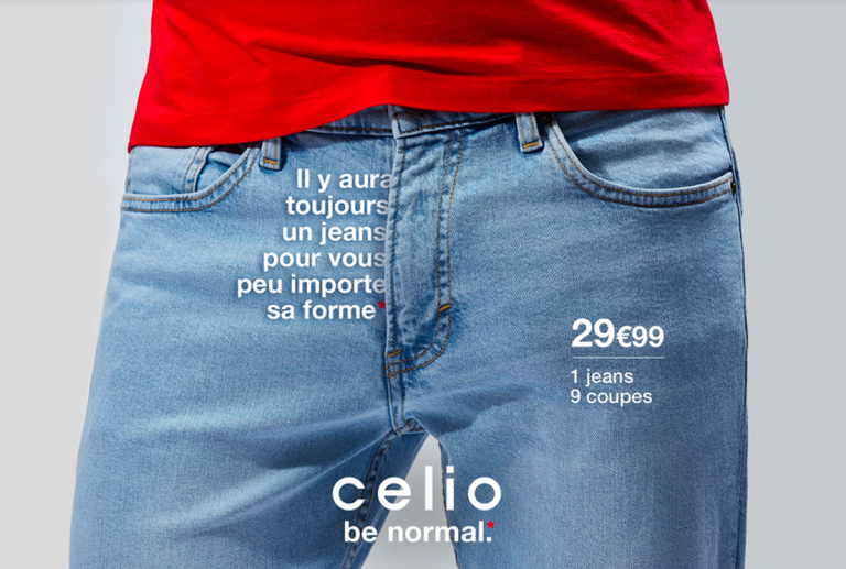 Pour Celio, c’est la taille qui compte – La Réclame
