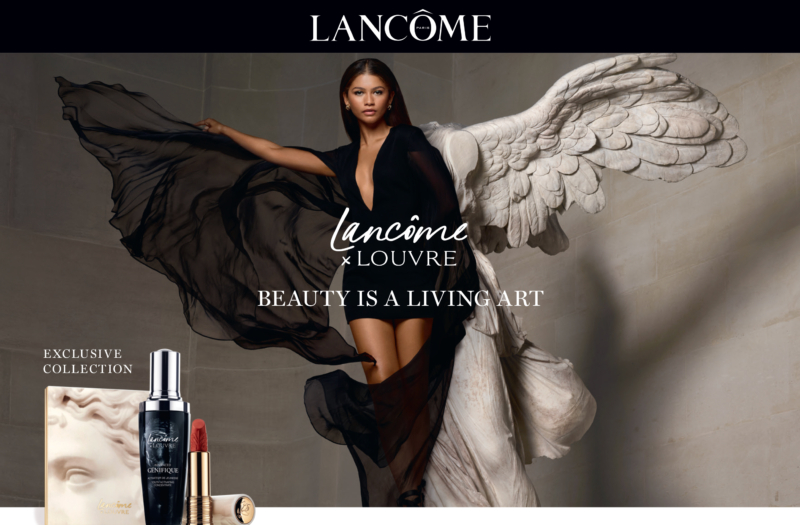 Zendaya et Aya Nakamura, Vénus de Lancôme au Louvre – La Réclame