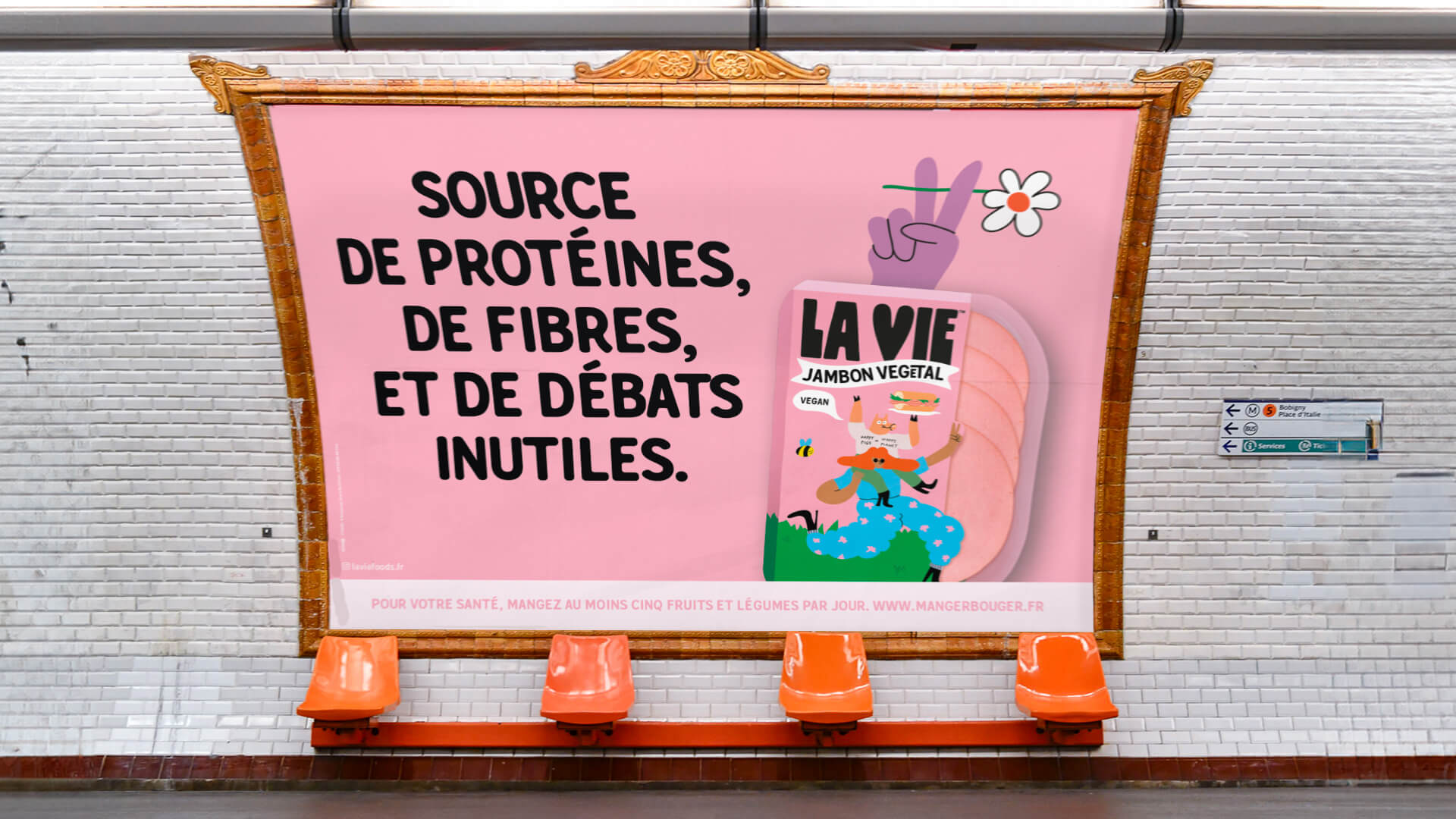 La Vie lance son jambon végétal avec une nouvelle campagne décalée signée Buzzman – La Réclame