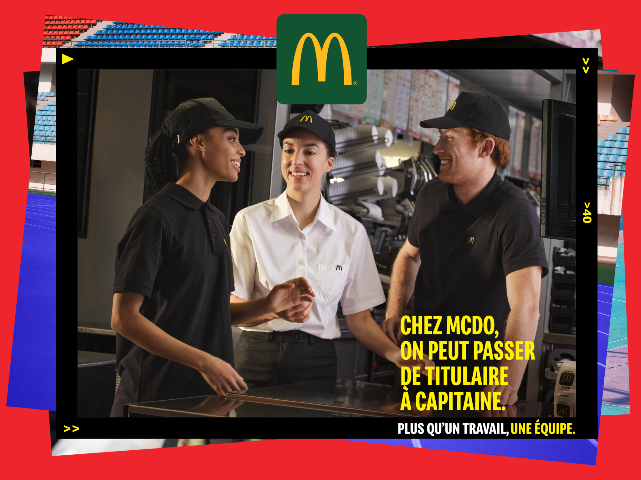 Travailler chez McDonald’s, c’est comme rentrer dans une équipe de sport – La Réclame