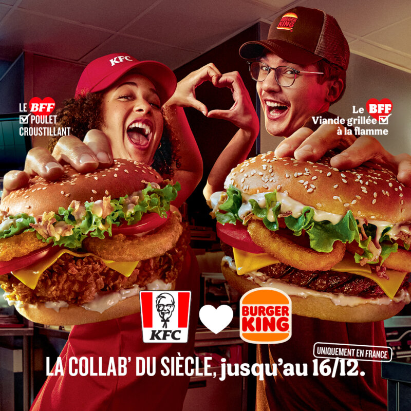 Burger King et KFC s’allient pour « la collab du siècle » – La Réclame