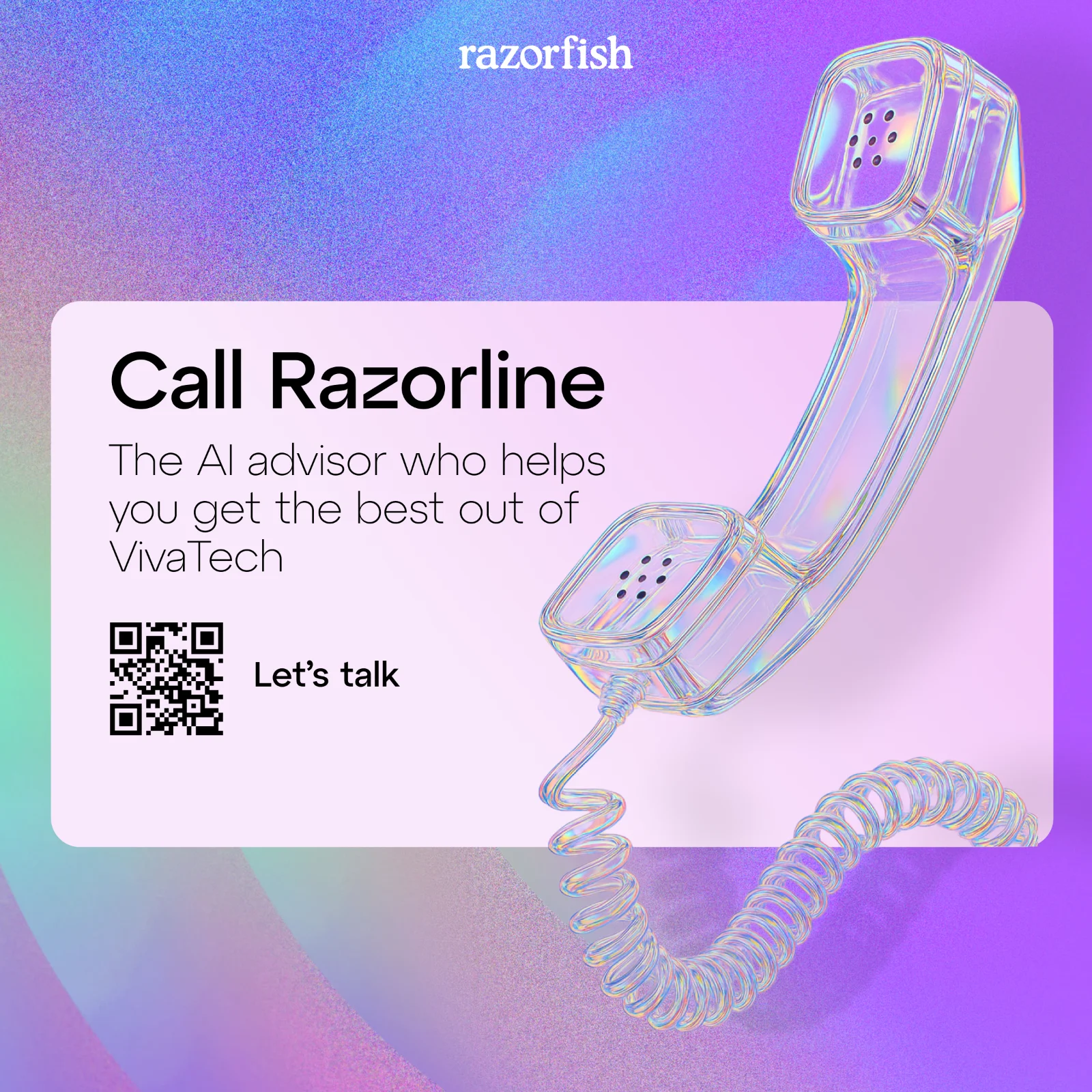 Razorfish lance Razorline, la première hotline IA de Viva Tech – La Réclame