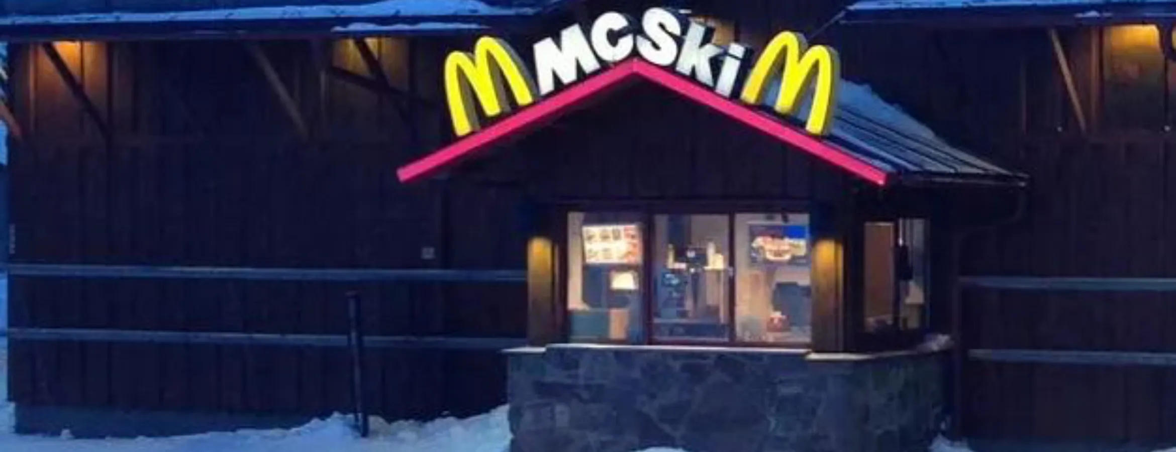 McSki : le seul McDonald’s au monde où l’on skie pour aller manger – La ...